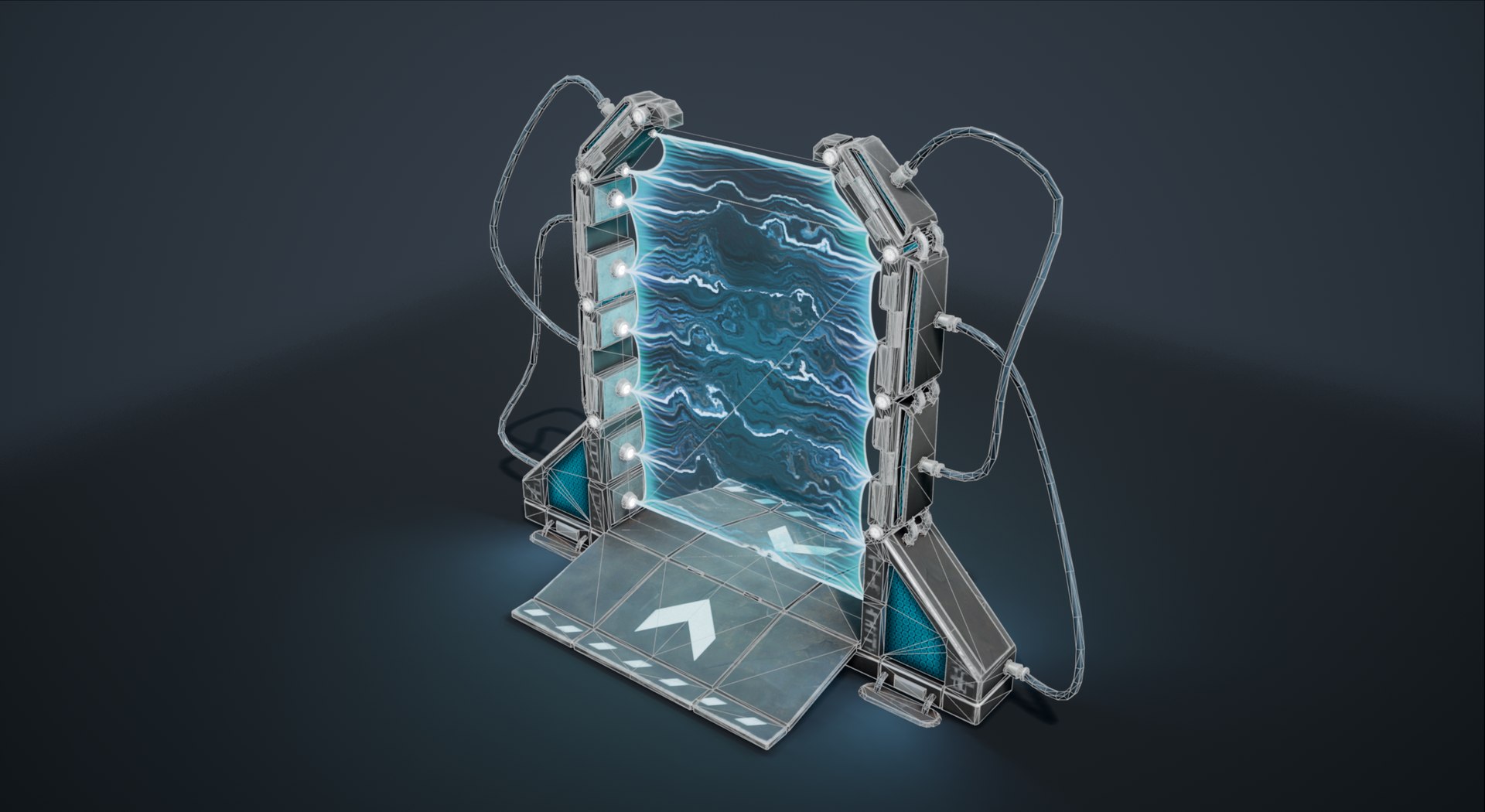 Teleporter 3D Model - TurboSquid 1890851