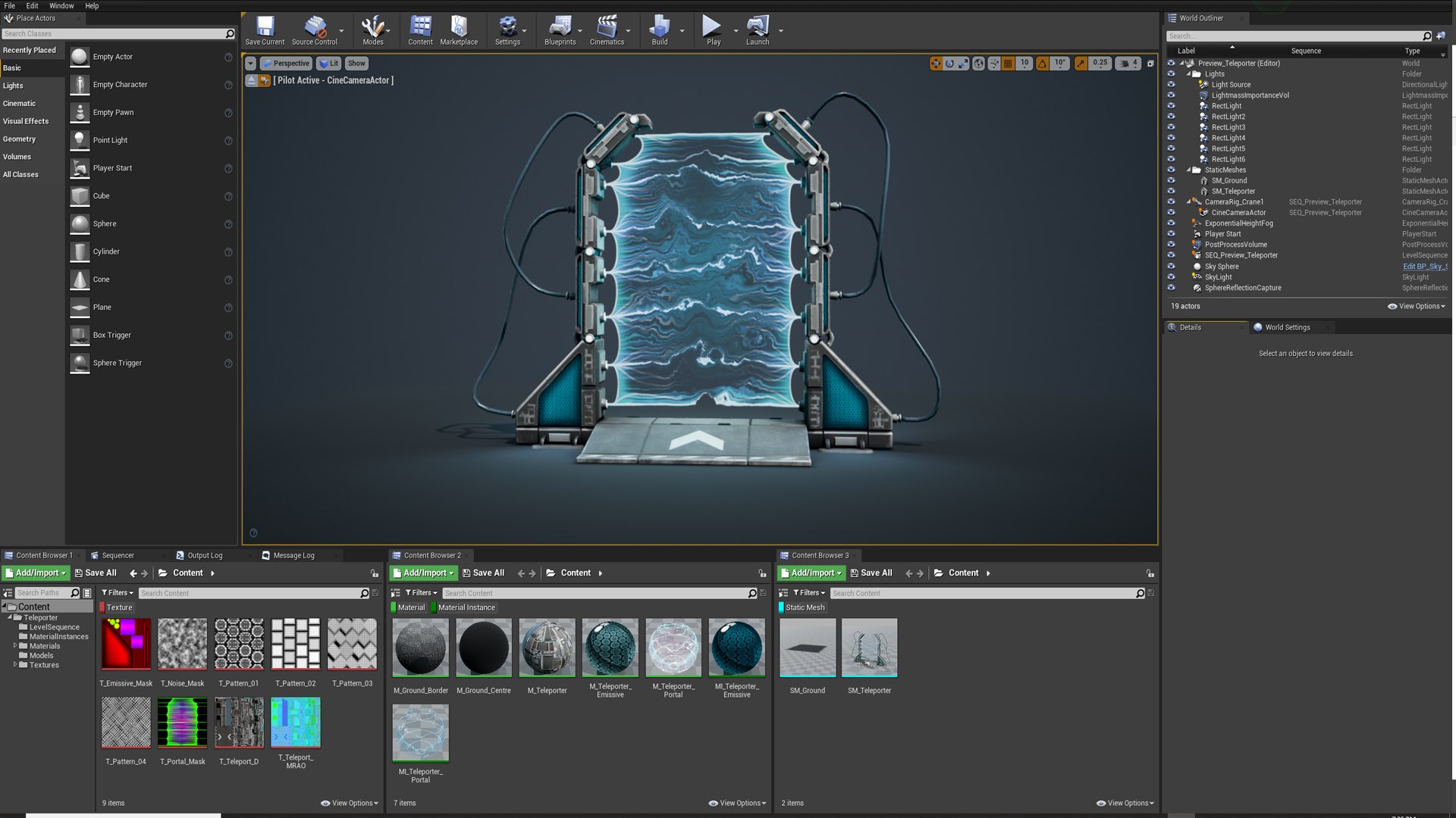 Teleporter 3D Model - TurboSquid 1890851