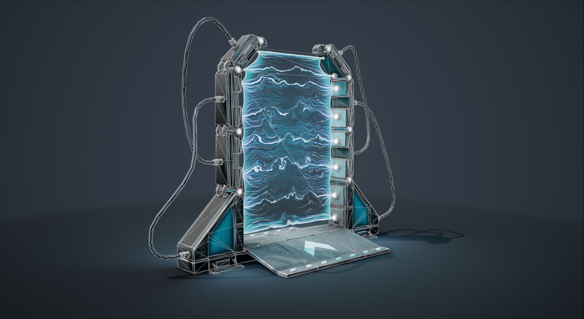 Teleporter 3D Model - TurboSquid 1890851