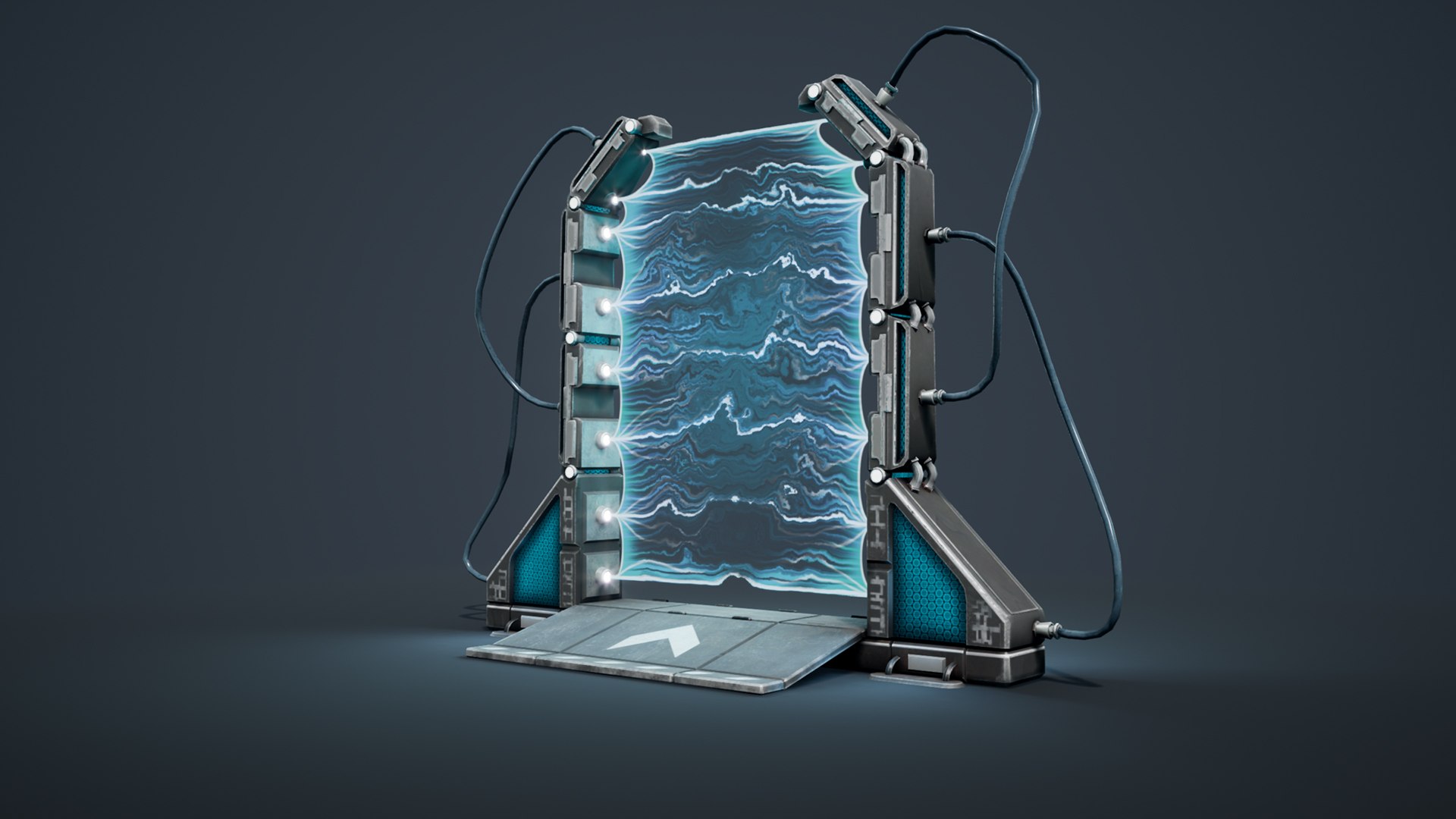 Teleporter 3D Model - TurboSquid 1890851