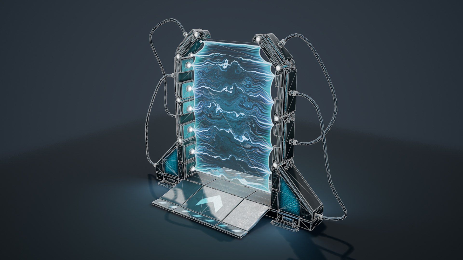 Teleporter 3D Model - TurboSquid 1890851