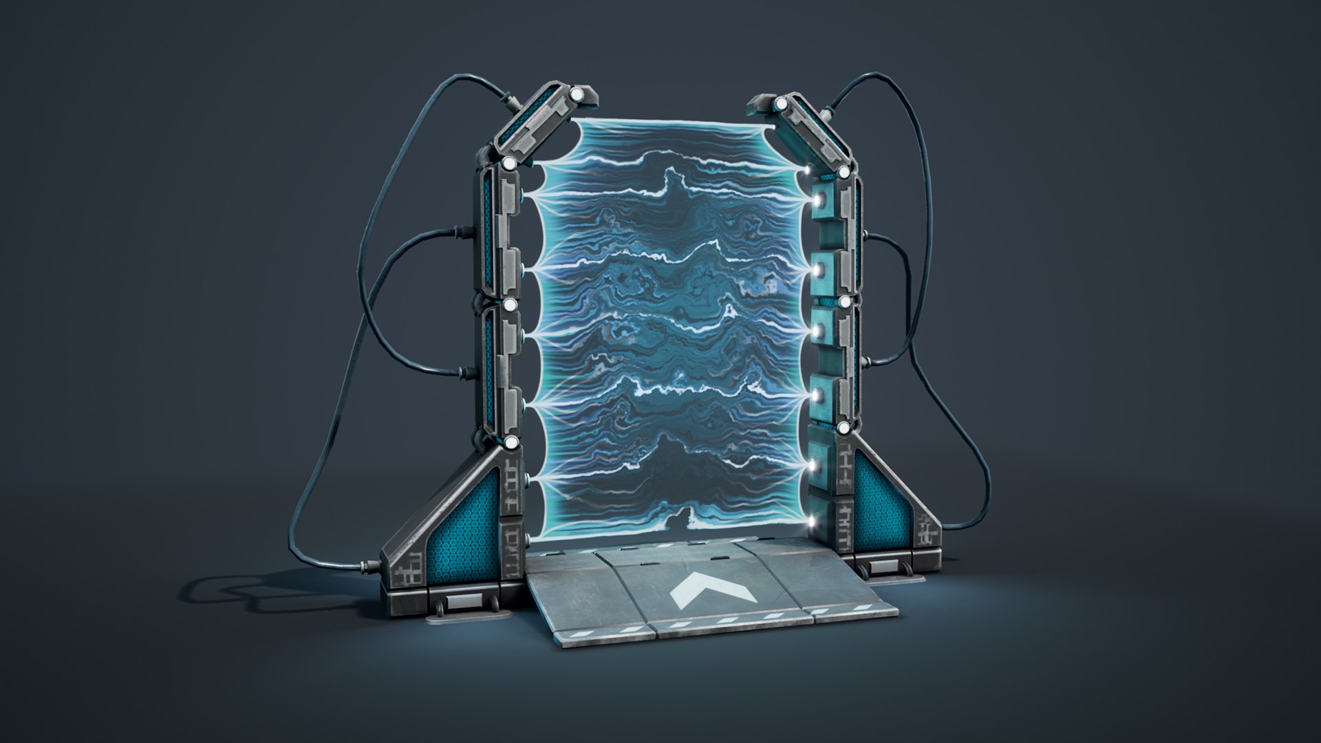 Teleporter 3D Model - TurboSquid 1890851