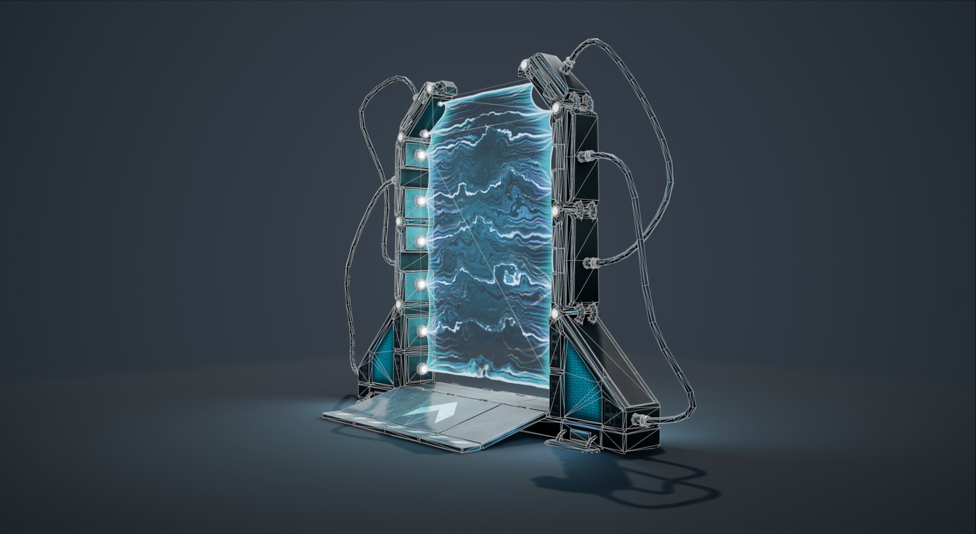 Teleporter 3D Model - TurboSquid 1890851