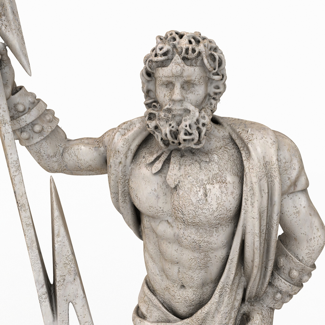 3d model zeus statue