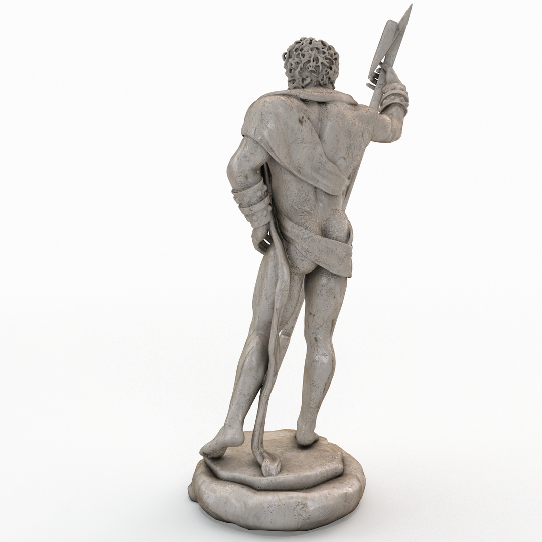 3d model zeus statue