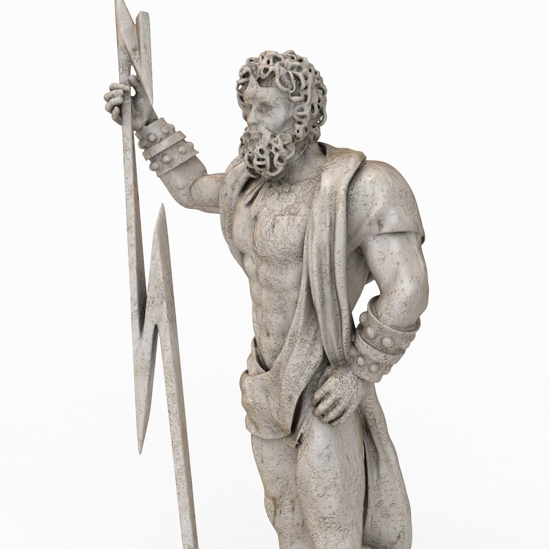3d Model Zeus Statue