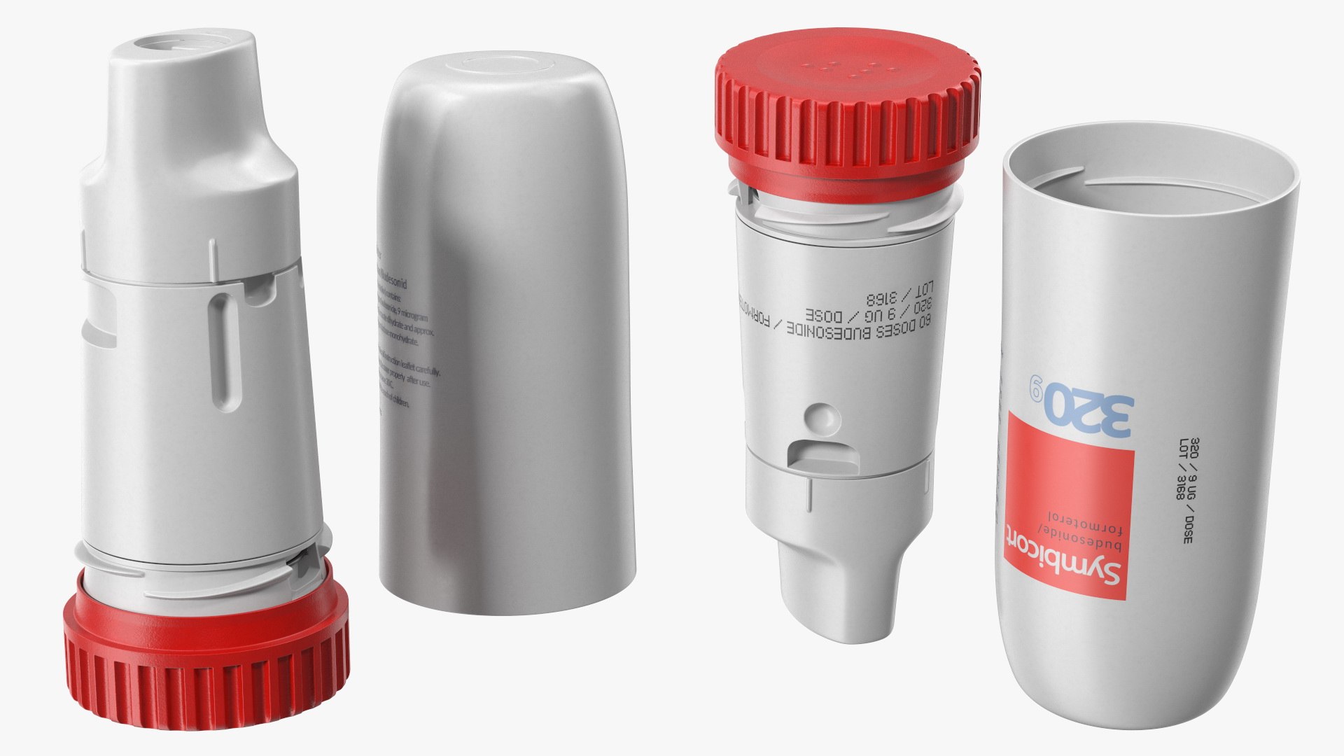 3D Asthma Inhaler Symbicort Open model - TurboSquid 2182963