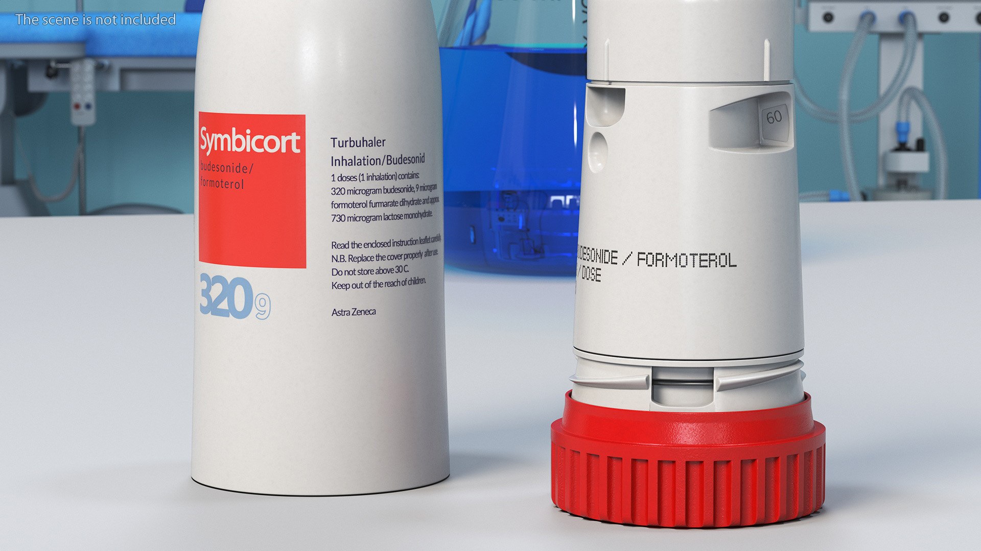 3D Asthma Inhaler Symbicort Open model - TurboSquid 2182963