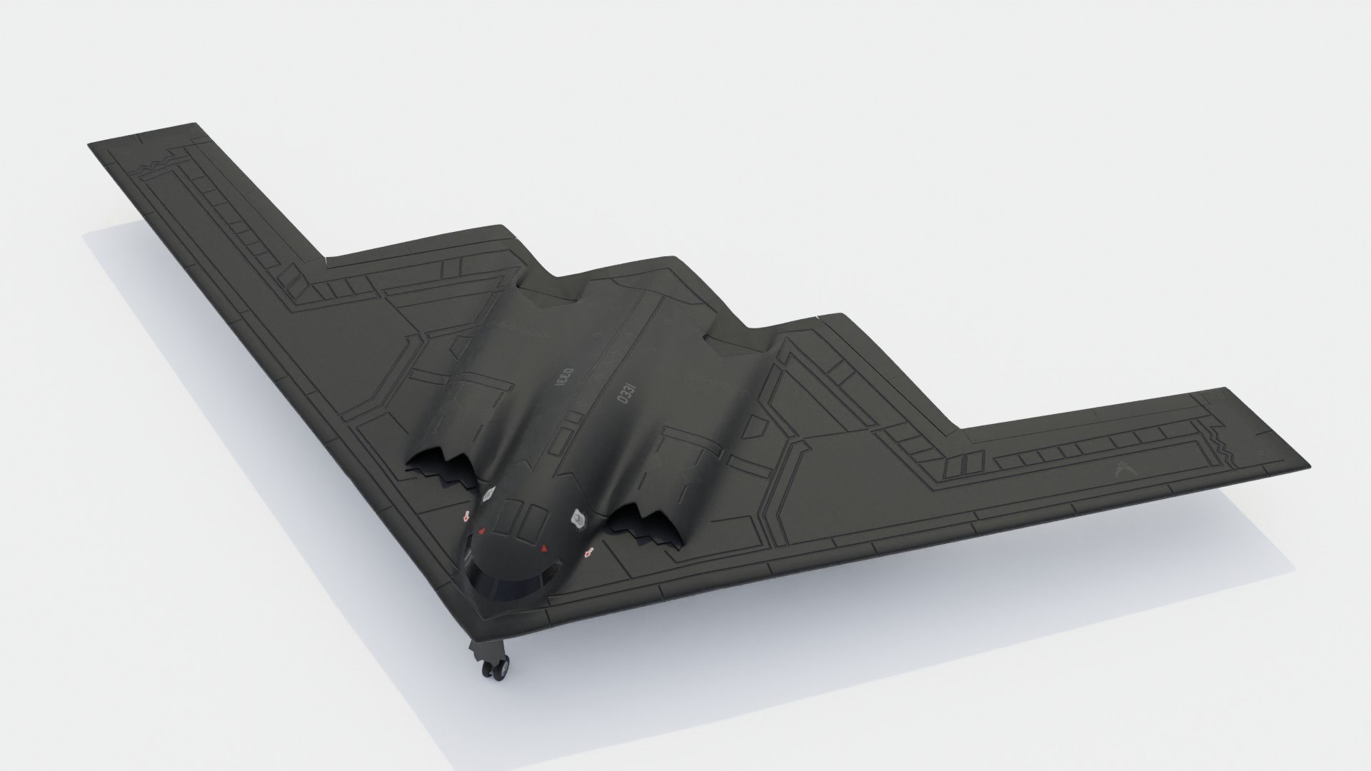 Spirit Stealth Bomber B-2 3d Model