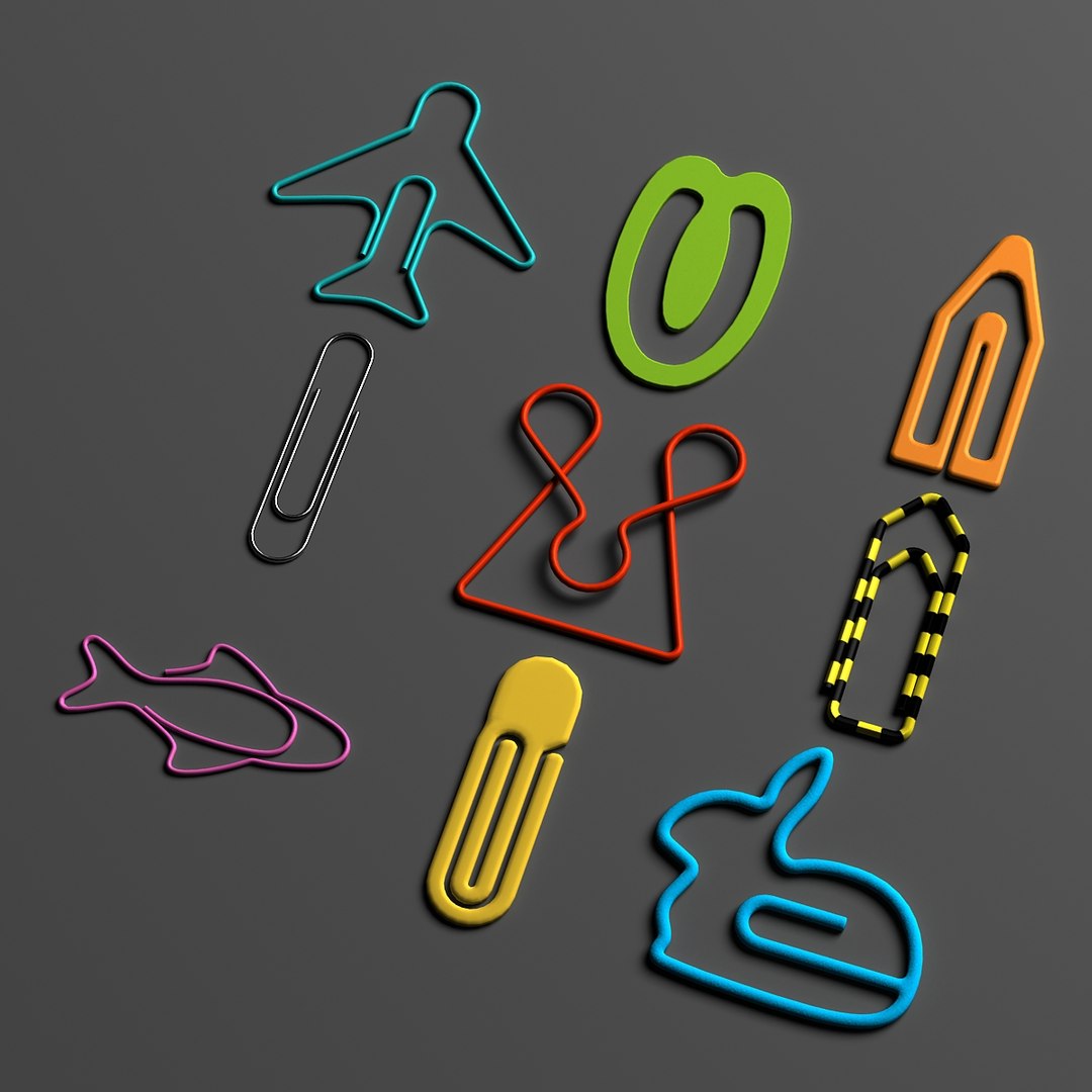 3d Model Paper Clips