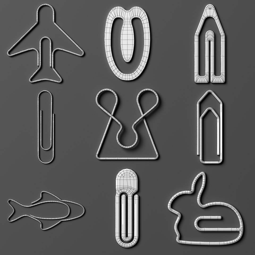 3d Model Paper Clips