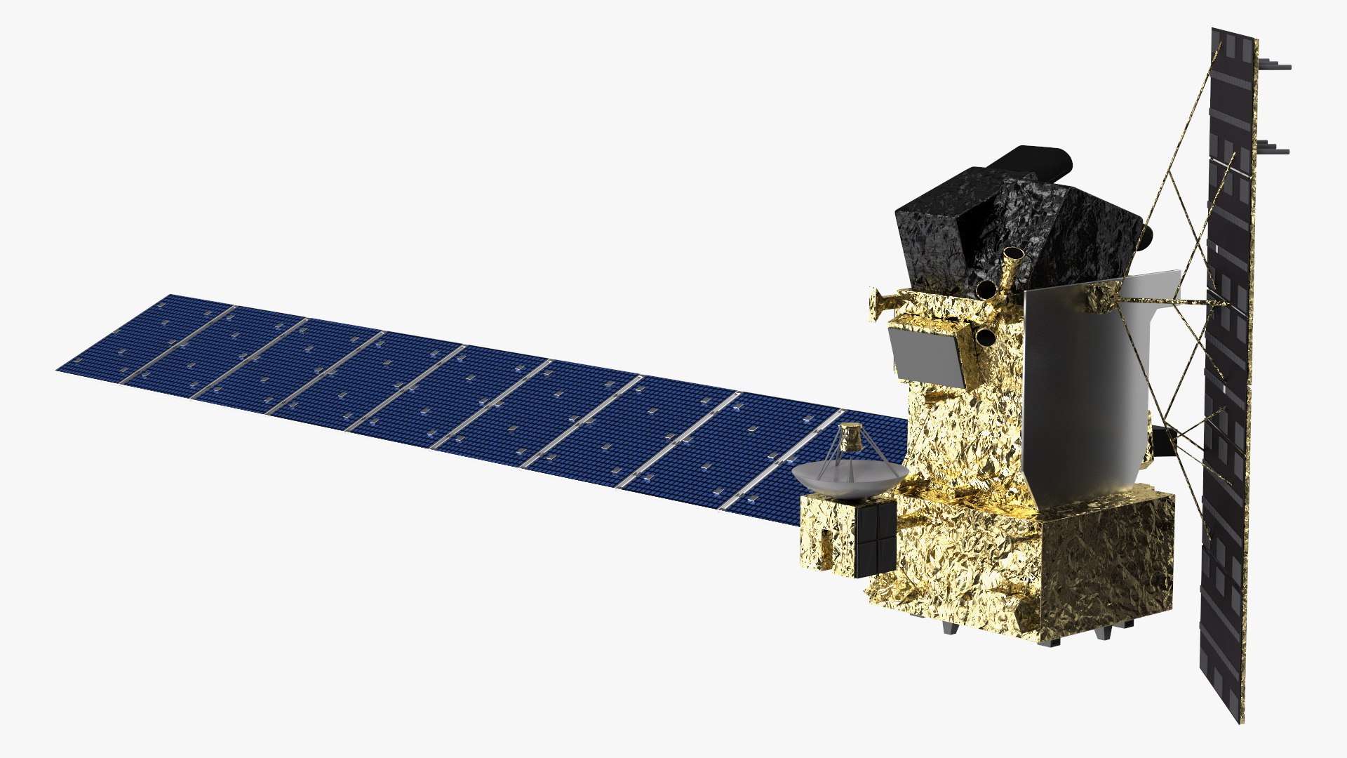 3D Alos Satellite Model - TurboSquid 2290741