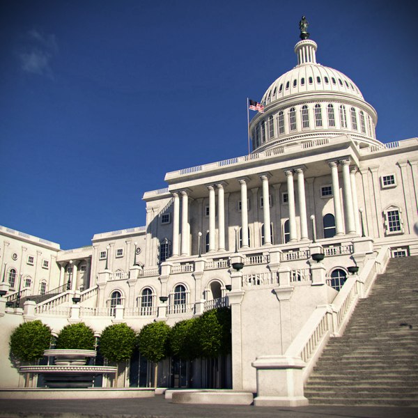 3d capitol washington model