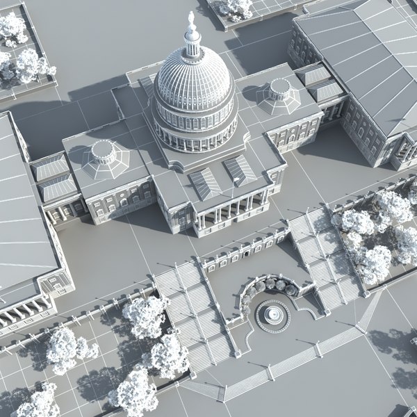 3d capitol washington model