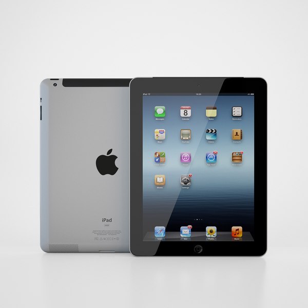 apple ipad 3 3d max