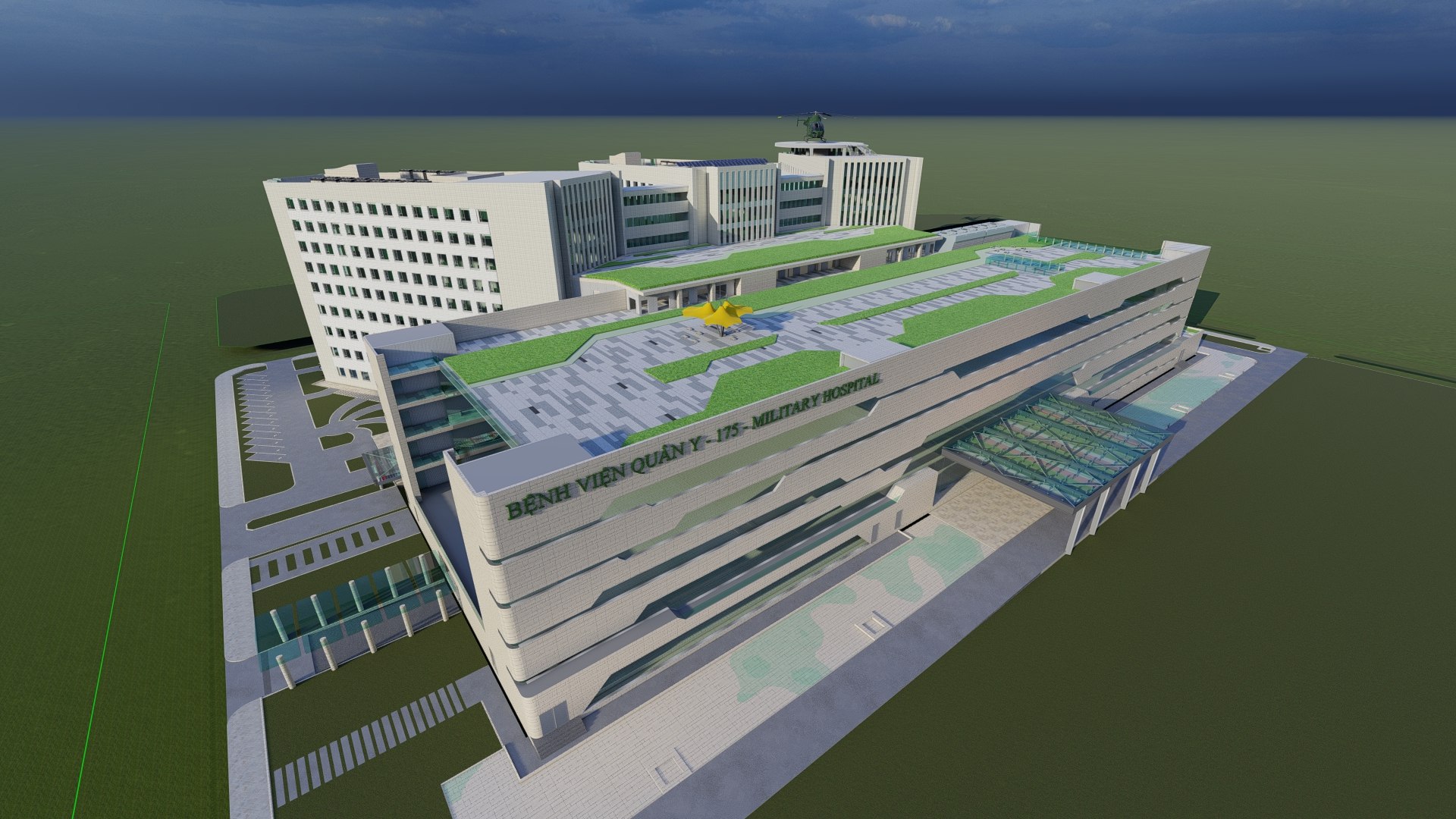 3D hospital modern - TurboSquid 1657930