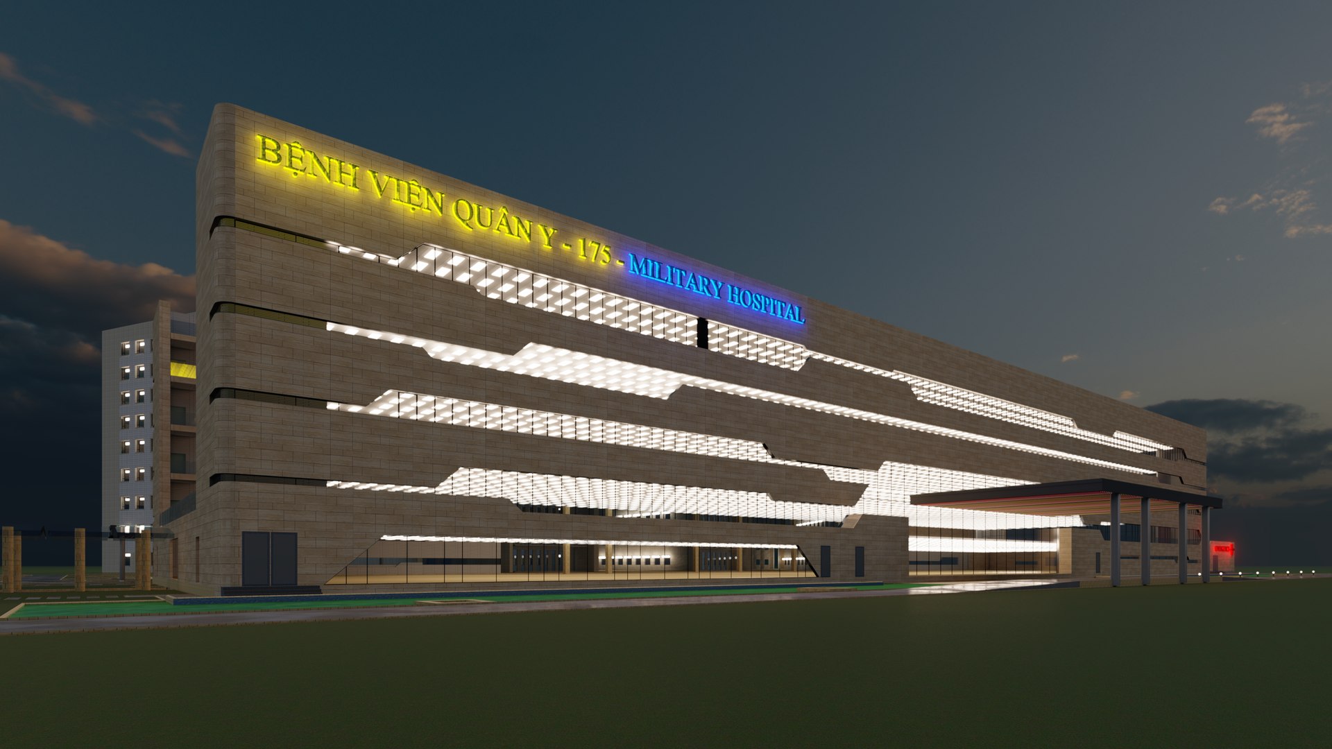 3D hospital modern - TurboSquid 1657930