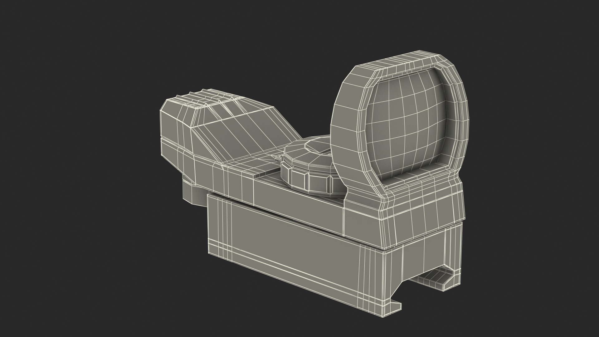 Reflex Sight Tactical 3D Model - TurboSquid 2088581