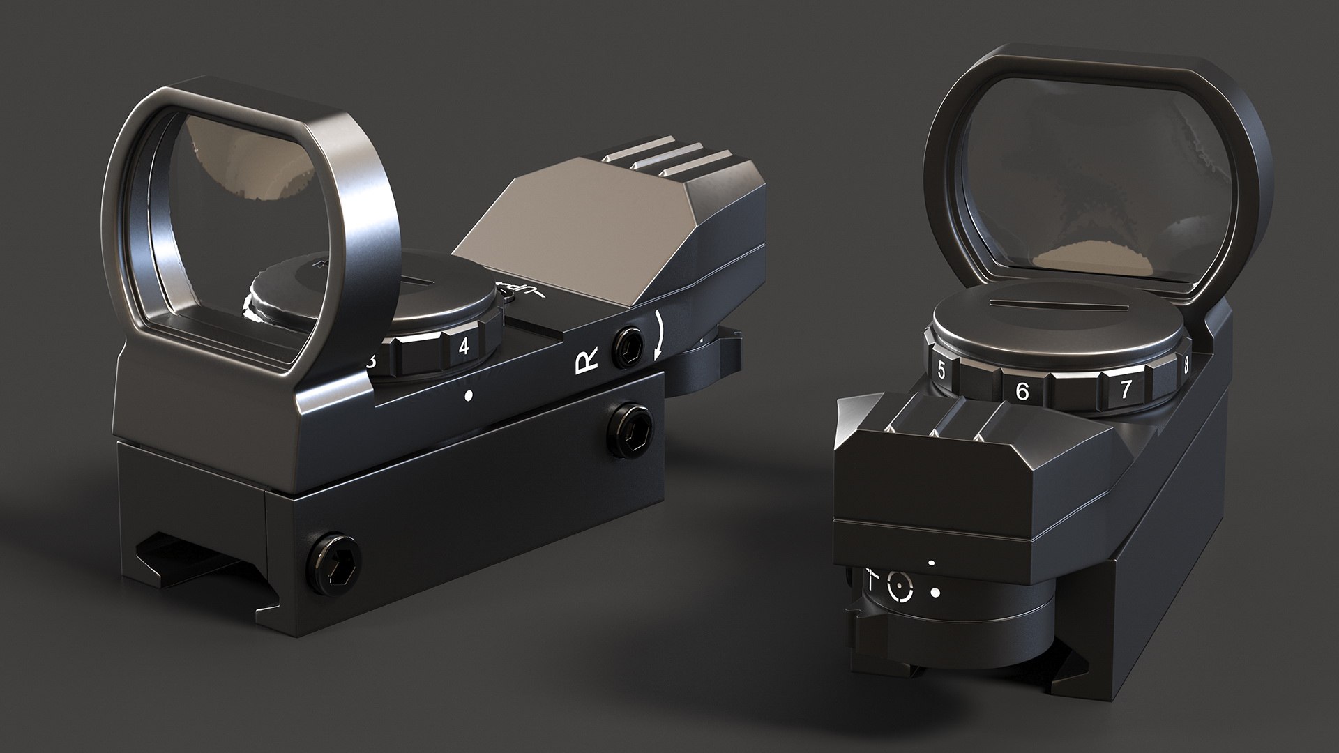 Reflex Sight Tactical 3D Model - TurboSquid 2088581
