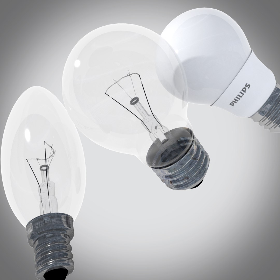 3d Model Light Bulb Pack