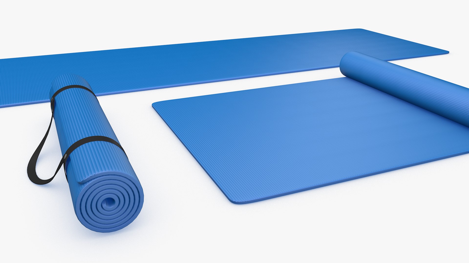 Yoga Mat Set 3D Model - TurboSquid 1879581