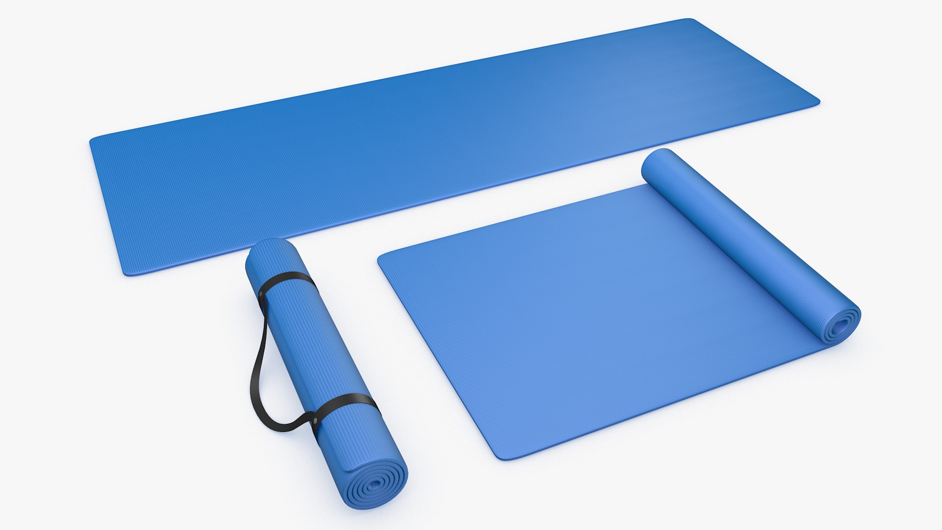 Yoga Mat Set 3D Model - TurboSquid 1879581