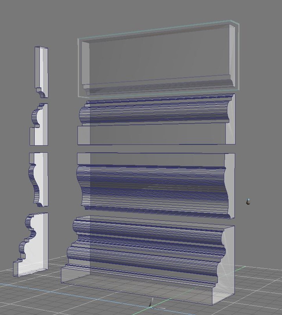Interior Trims Package 3d Model