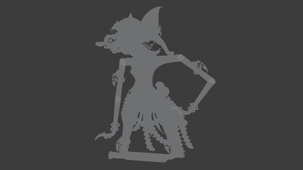 modelo 3d Wayang Kulit Dursasana - TurboSquid 2268483