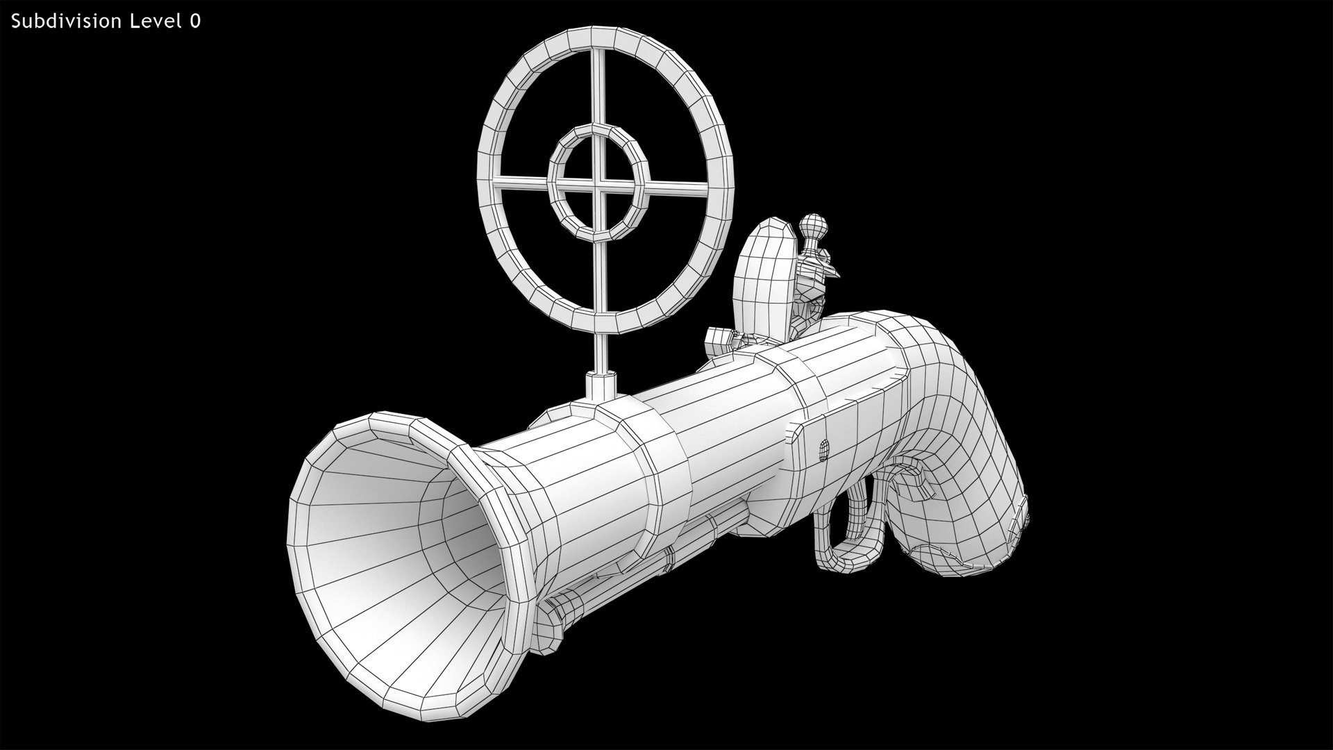Stylized Flintlock Pistol Model - TurboSquid 2084802