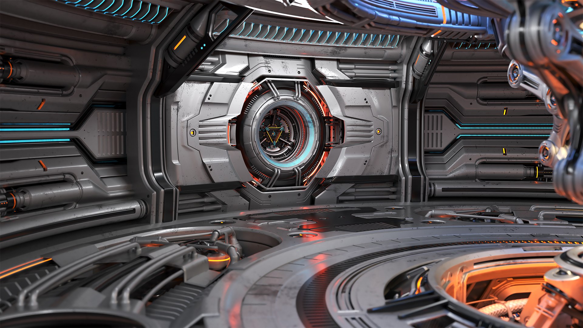 3D Sci-Fi Construction Lab - Rigged Animated - TurboSquid 2058884