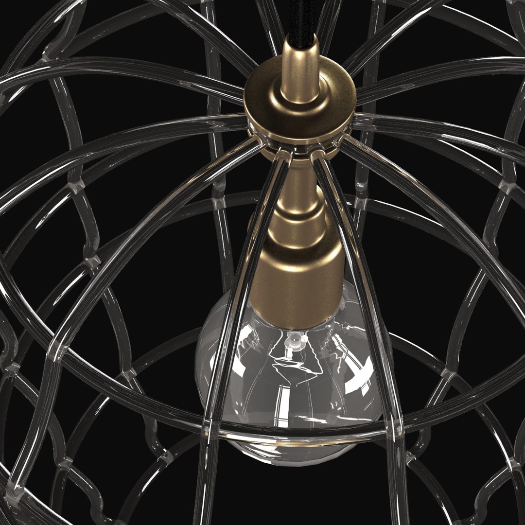 3d Pendant Light Lamp Model