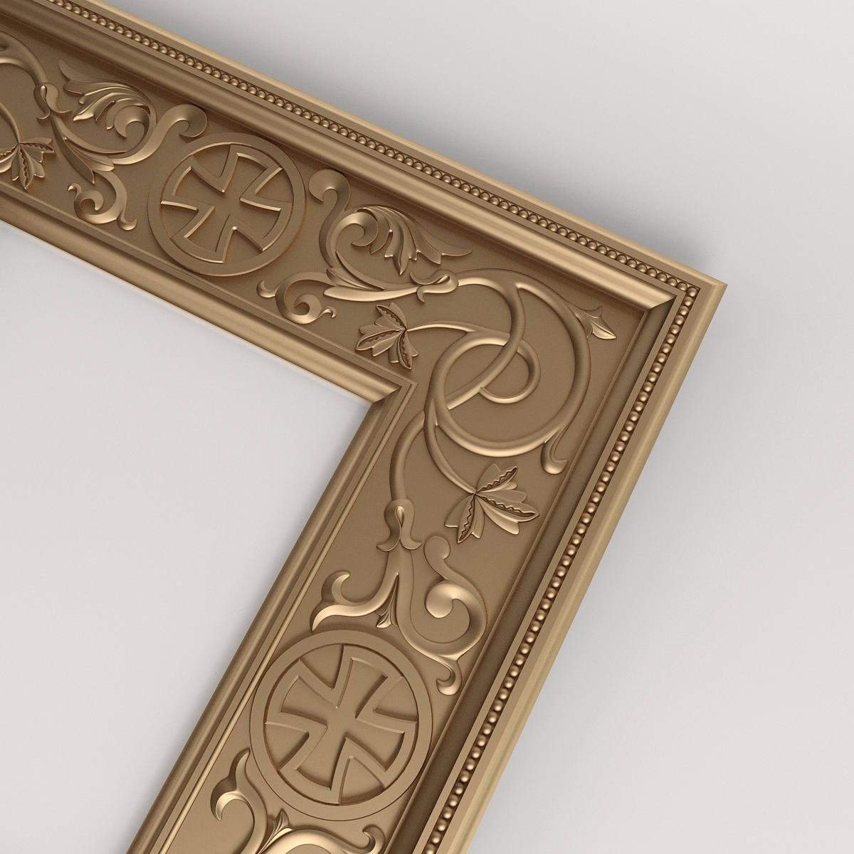3 6 decorative frames 3d model
