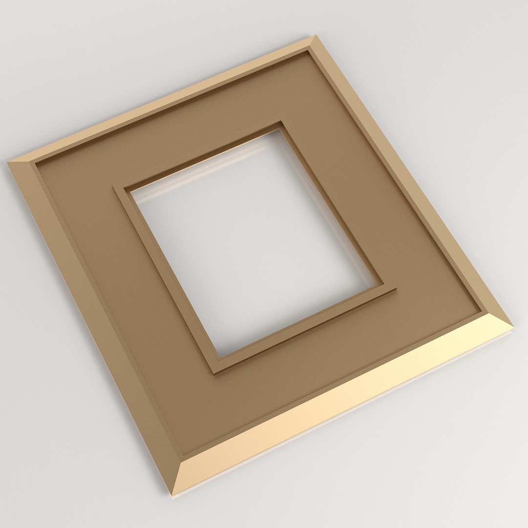 3 6 decorative frames 3d model