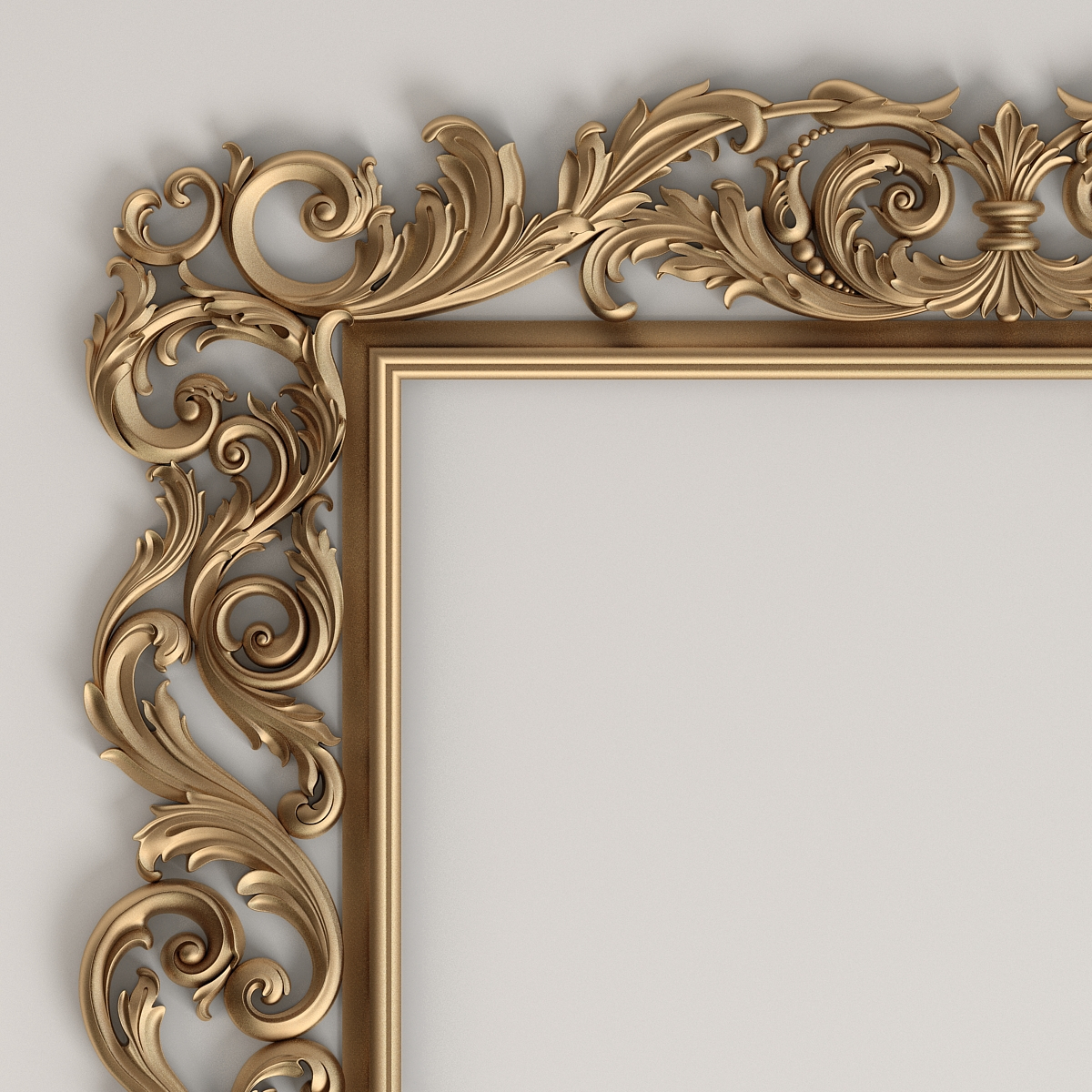 3 6 decorative frames 3d model