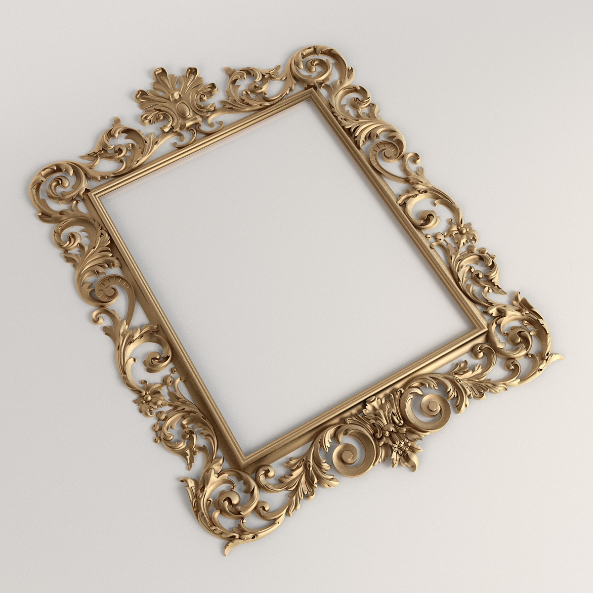3 6 decorative frames 3d model