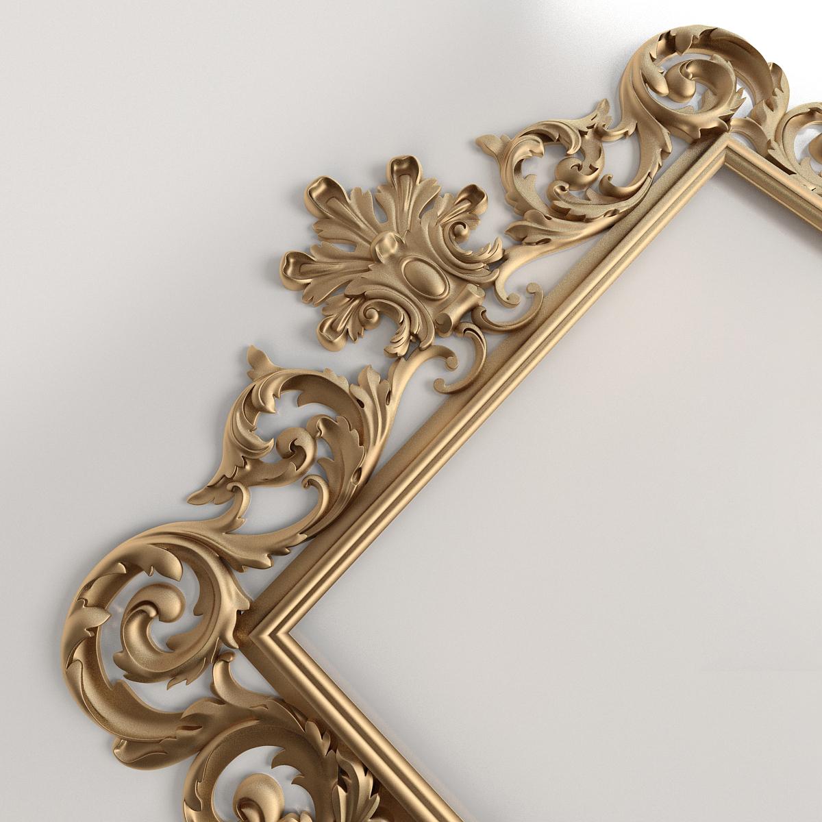 3 6 decorative frames 3d model