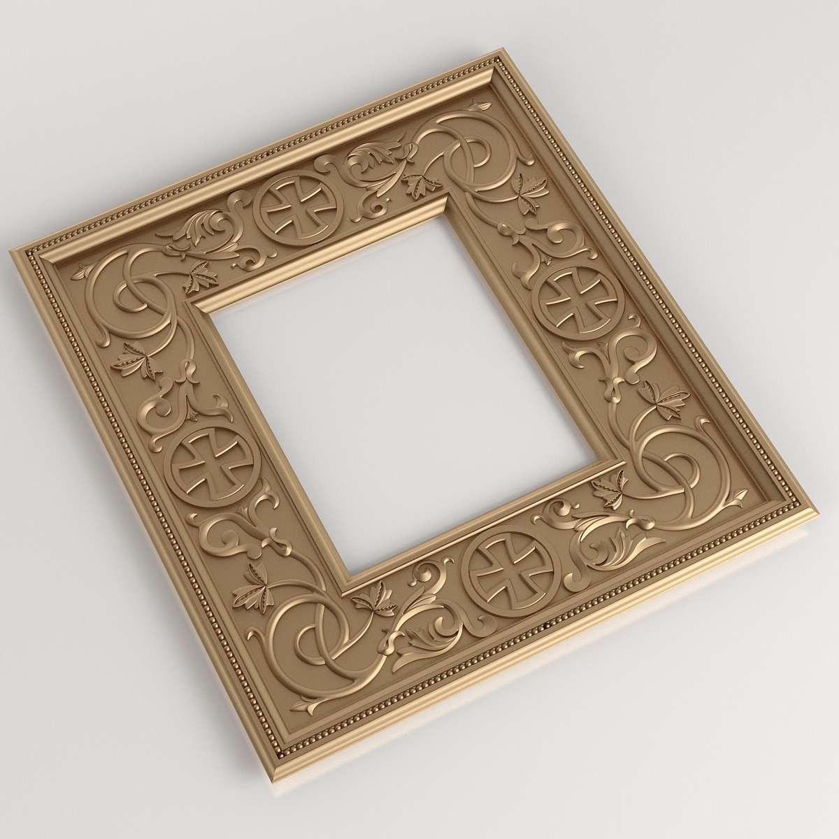 3 6 decorative frames 3d model