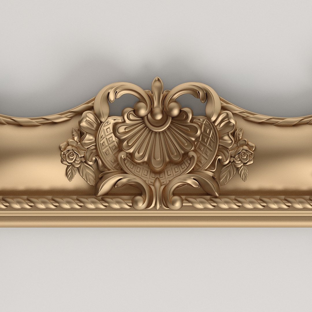 3 6 Decorative Frames 3d Model