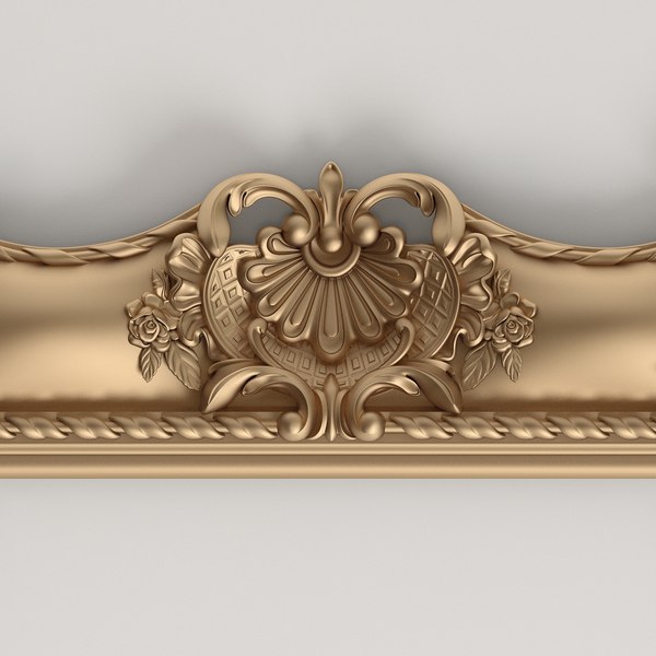 3 6 decorative frames 3d model