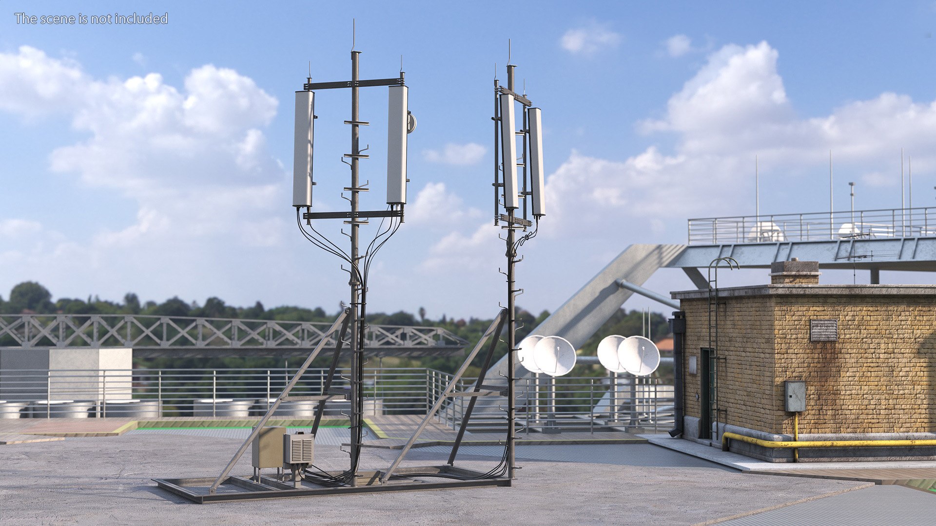 Roof Cellular Transmitter 3D - TurboSquid 2203978