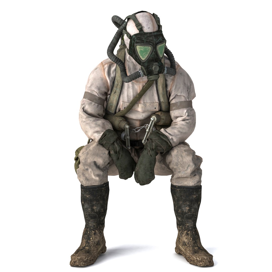 HAZMAT SUIT FLAME THROWER- LEVEL B 3D model - TurboSquid 2043778