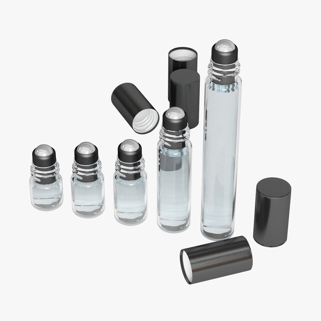 3D Perfume Rollerball Set - TurboSquid 1424610