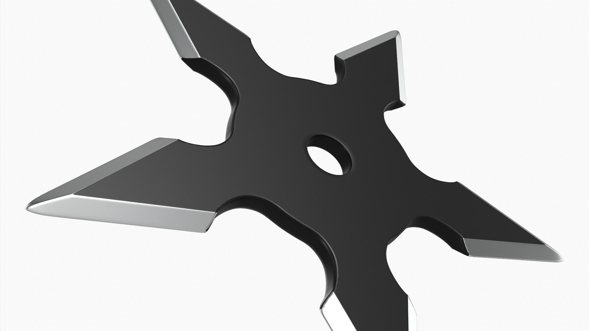 Shuriken Throwing Ninja Knife 02 3D Model - TurboSquid 1856435
