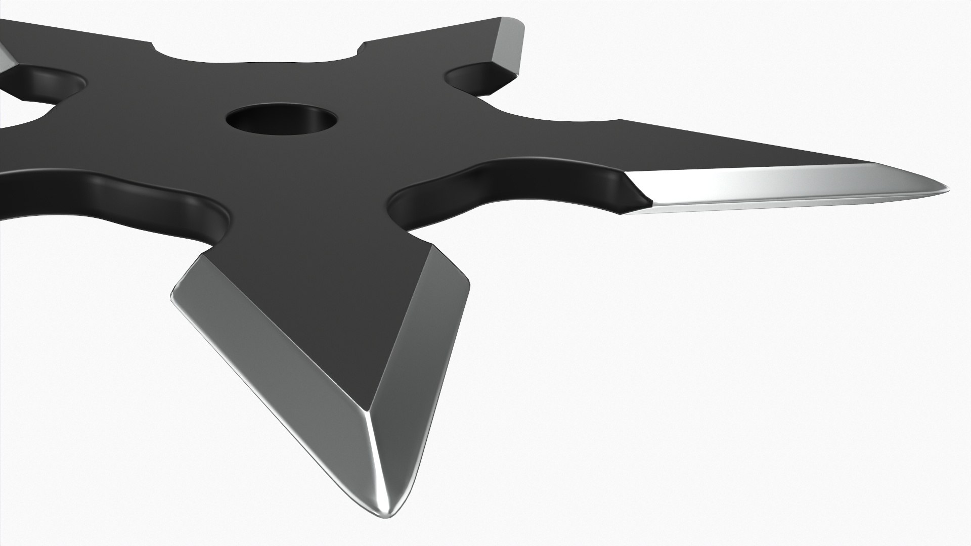Shuriken Throwing Ninja Knife 02 3D Model - TurboSquid 1856435