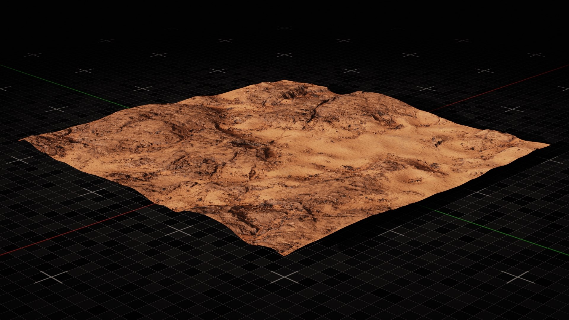 3D Mars Rocky Terrain 2 - TurboSquid 2272639