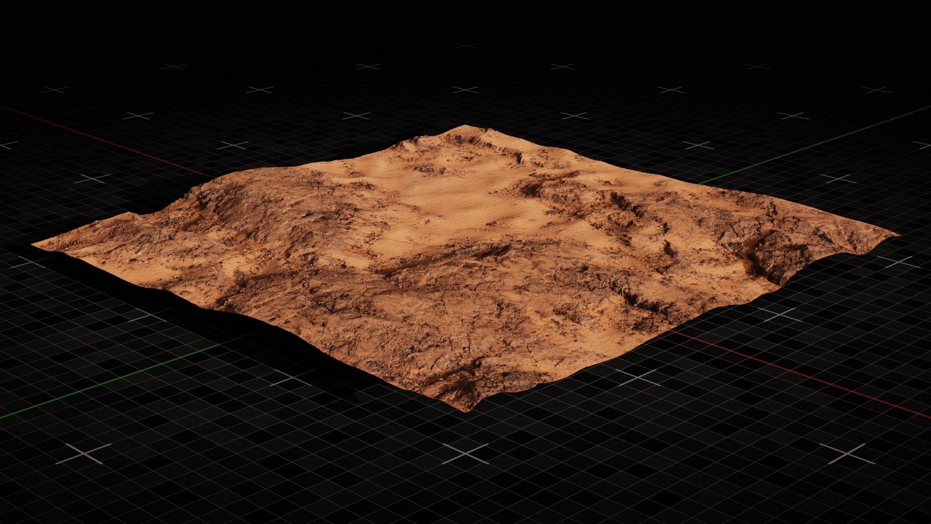 3D Mars Rocky Terrain 2 - TurboSquid 2272639
