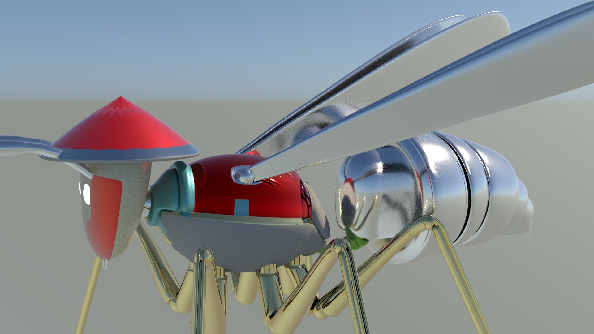 Modal Robot Bee 3D - TurboSquid 1545018