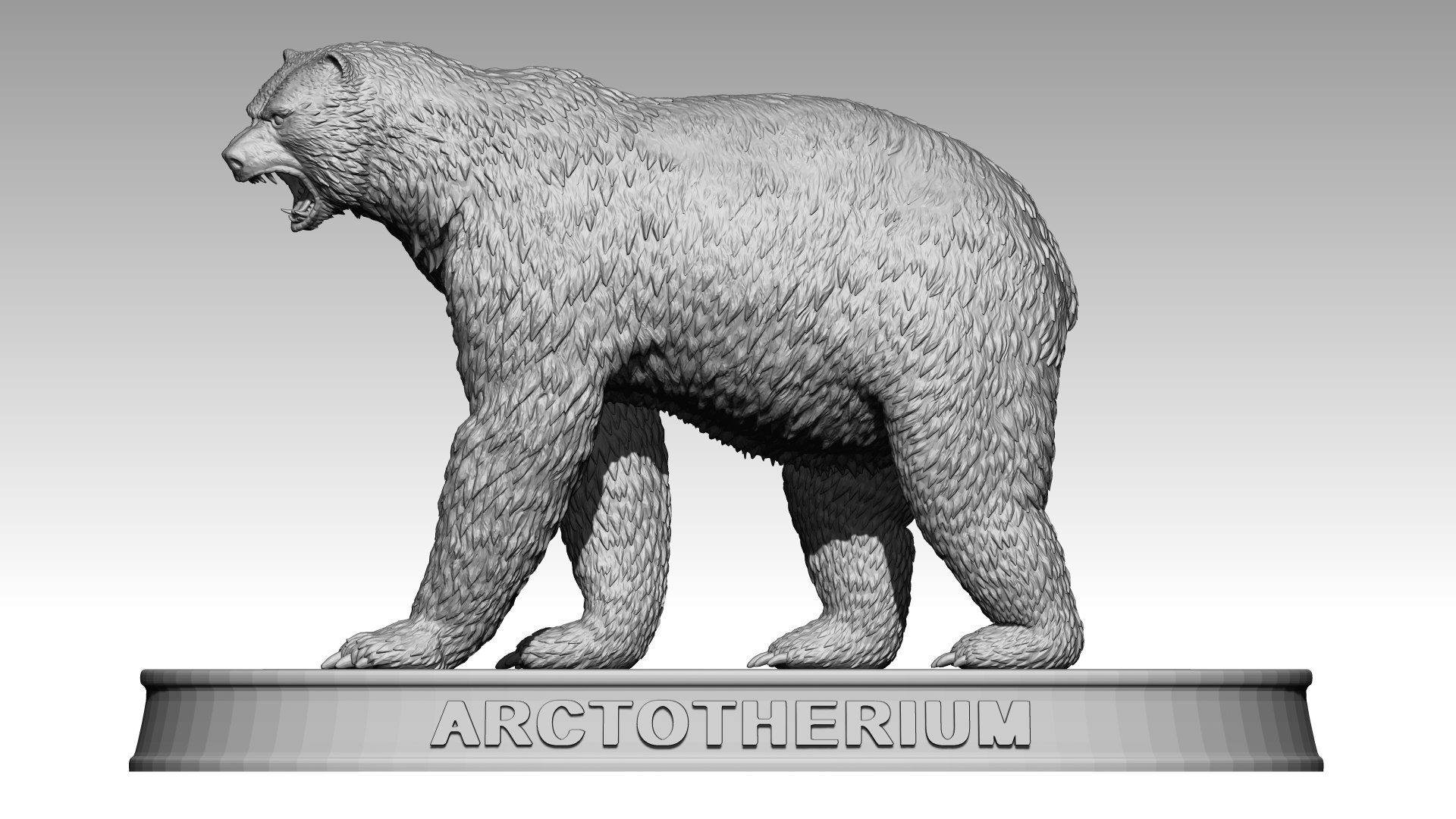 Arctotherium Figure model - TurboSquid 1987506