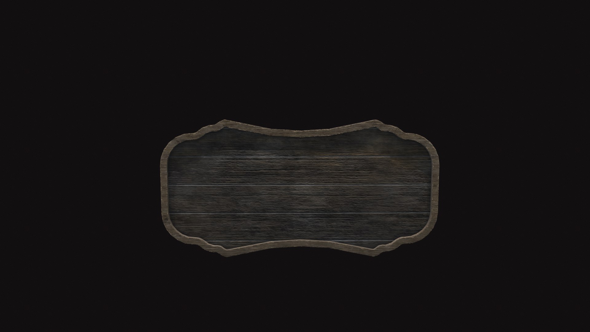 Medieval Wooden Sign 3D Model - TurboSquid 2310045