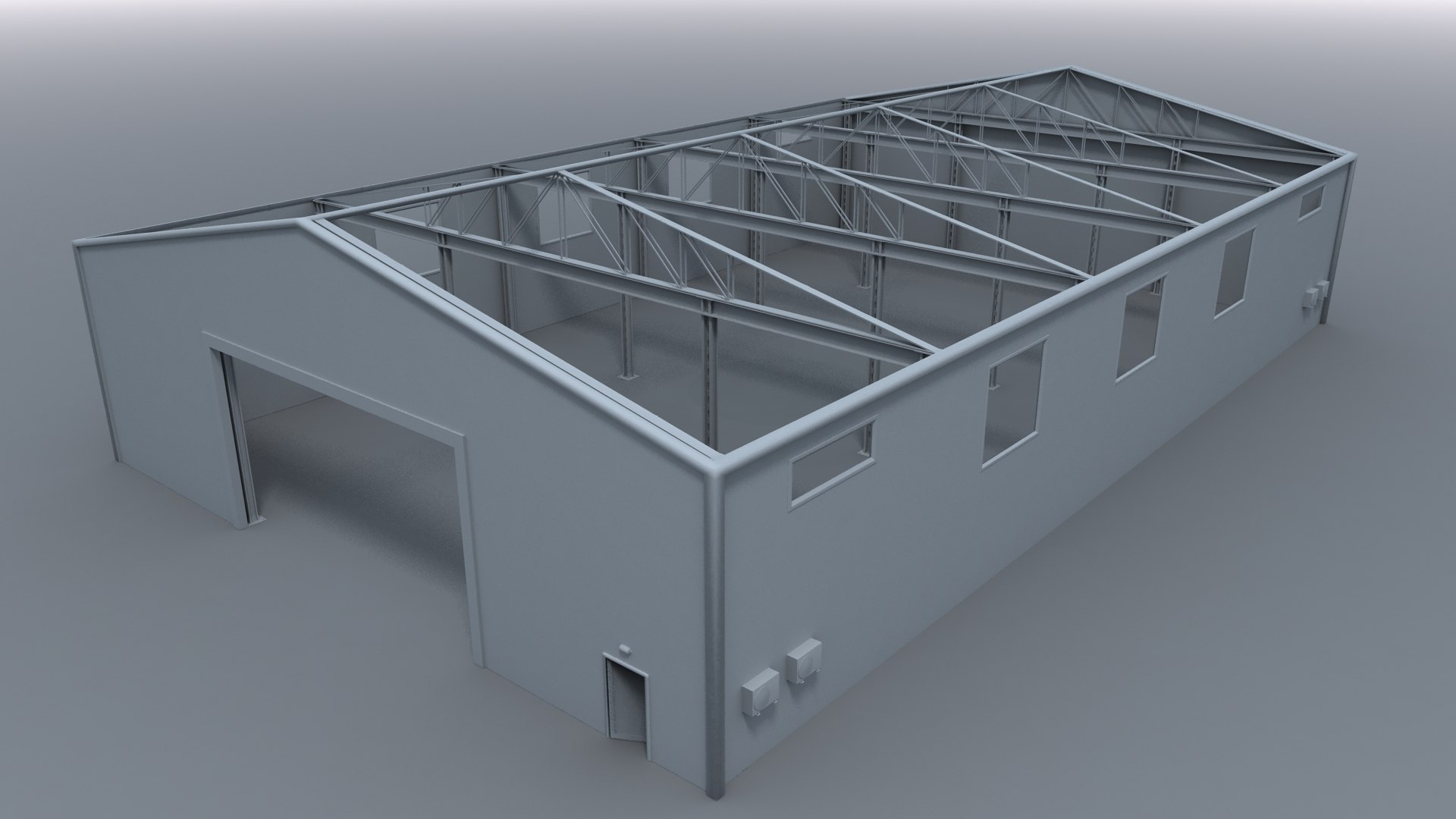 3D model warehouse hangar - TurboSquid 1661844